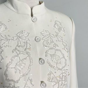 Carole Little | Jackets & Coats | Carole Little Long Sleeve Floral ...